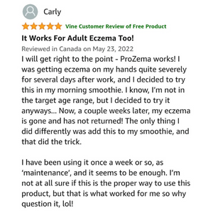 ProZema - Probiotic Supplement for Atopic Dermatitis & Eczema